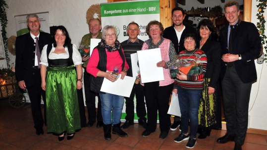 Ehrungen im BBV Kreisverband Hof | Bayerischer Bauernverband